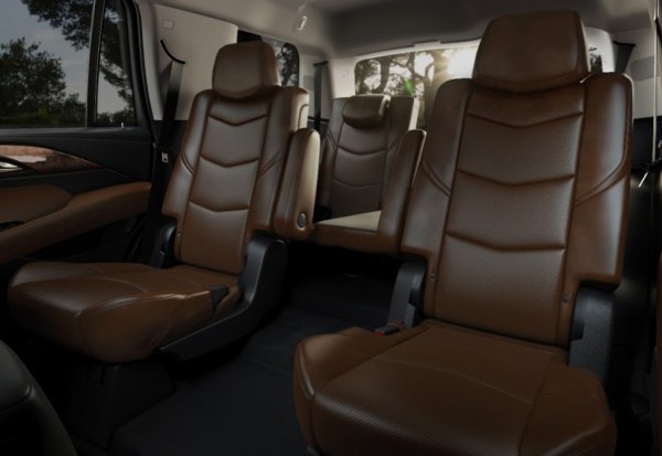 The 2015 Cadillac Escalade rear interior | Torque News
